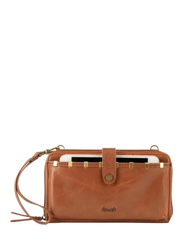 THE SAK Iris Smartphone Crossbody Bag - Tobacco Staples