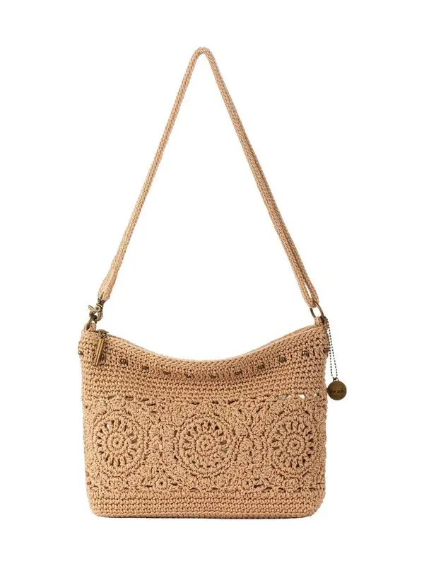 THE SAK Lumi Convertible Crossbody Hand Crochet Bag - Bamboo Medallion