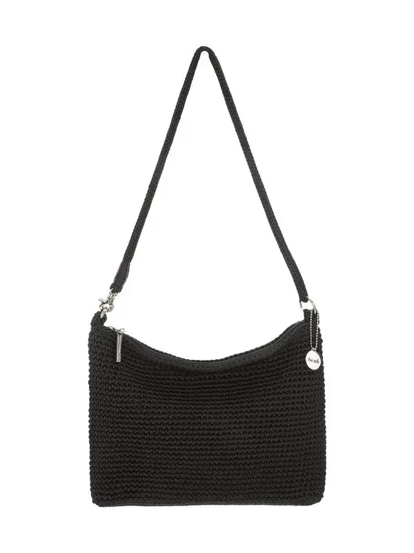 THE SAK Lumi Convertible Crossbody Hand Crochet Bag - Black