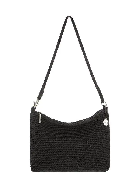 THE SAK Lumi Convertible Crossbody Hand Crochet Bag - Black