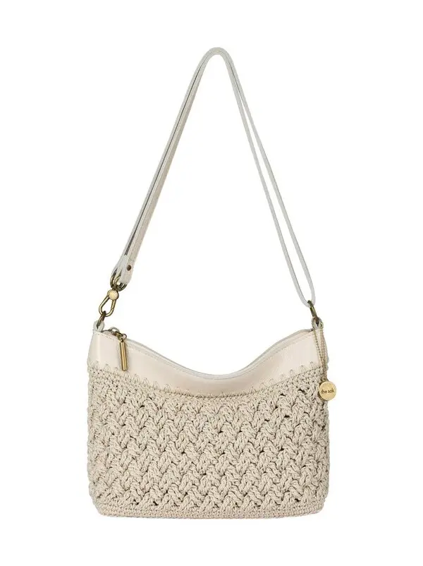 THE SAK Lumi Convertible Crossbody Hand Crochet Bag - Ecru Cozy