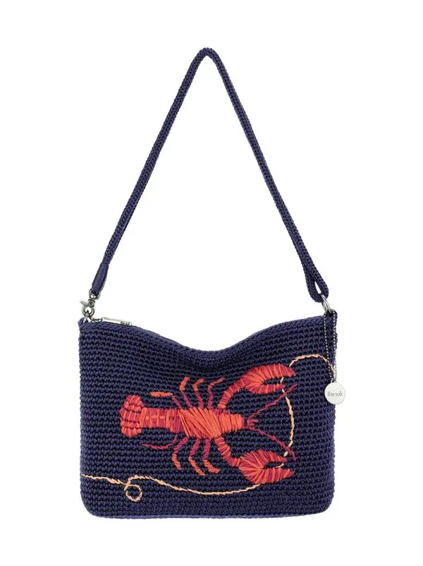 THE SAK Lumi Convertible Crossbody Hand Crochet Bag - Lobster