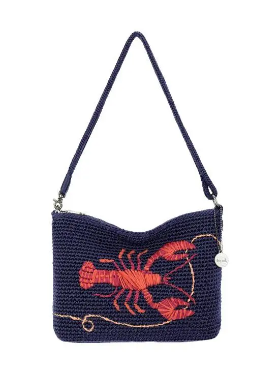 THE SAK Lumi Convertible Crossbody Hand Crochet Bag - Lobster