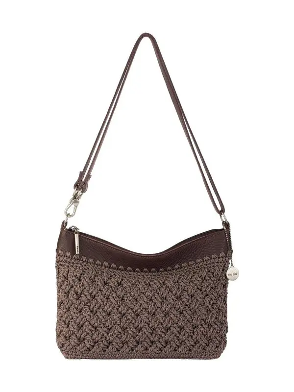 THE SAK Lumi Convertible Crossbody Hand Crochet Bag - Mushroom Cozy