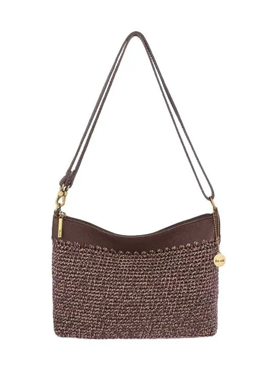 THE SAK Lumi Convertible Crossbody Hand Crochet Bag - Nutmeg Static