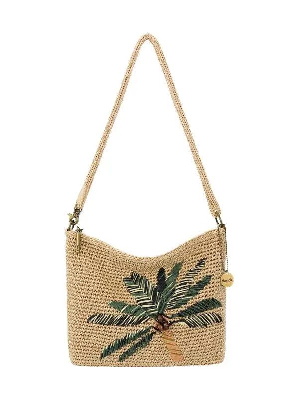 THE SAK Lumi Convertible Crossbody Hand Crochet Bag - Palm Tree