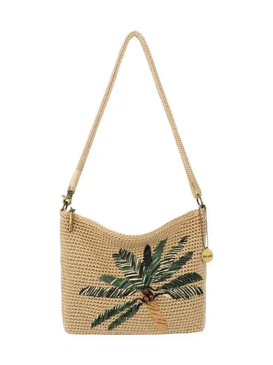 THE SAK Lumi Convertible Crossbody Hand Crochet Bag - Palm Tree