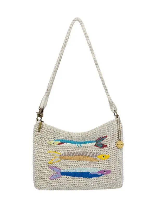 THE SAK Lumi Convertible Crossbody Hand Crochet Bag - Sardines