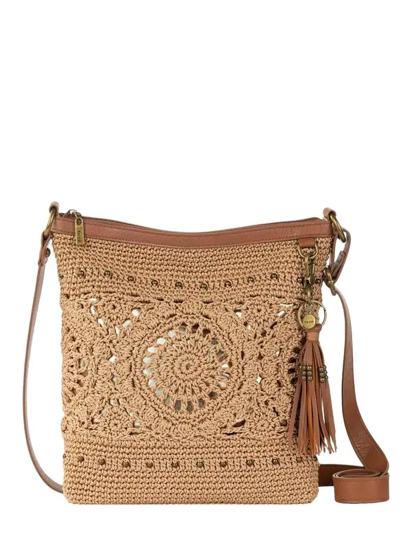 THE SAK Lucia Hand Crochet Crossbody Bag - Bamboo Medallion