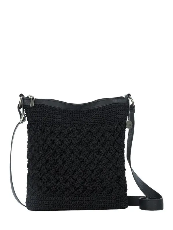 THE SAK Lucia Leather Crossbody Bag - Black Cozy