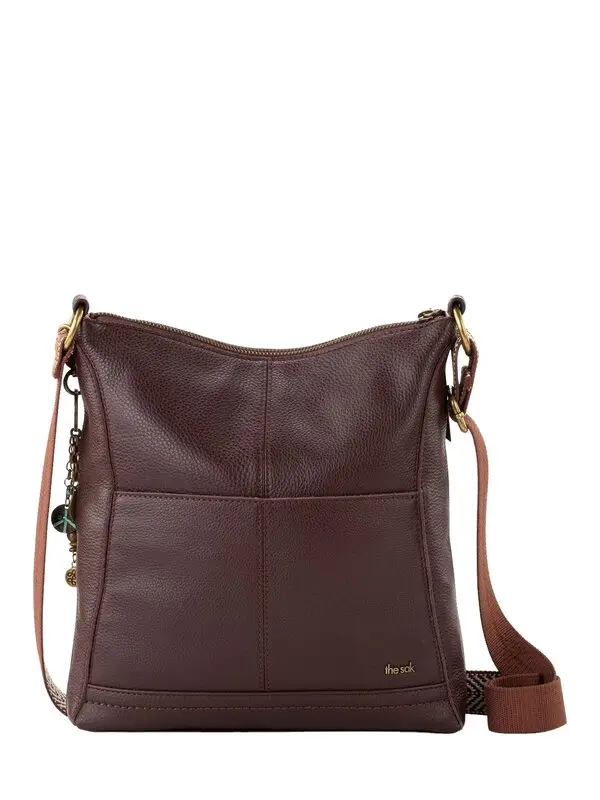 THE SAK Lucia Leather Crossbody Bag - Nutmeg Static