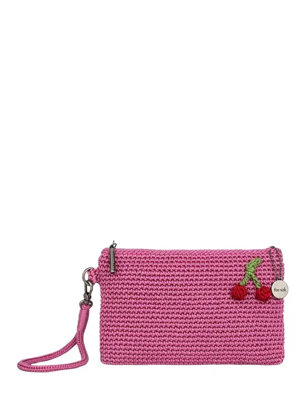 THE SAK Vita Wristlet - Pink Cherries
