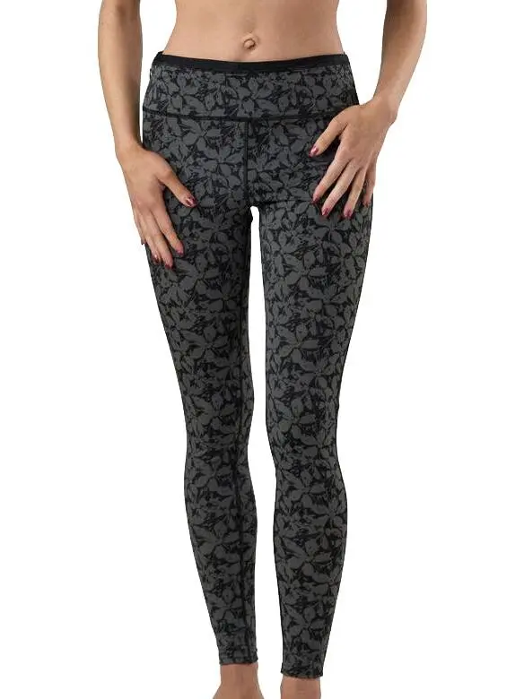 UV SKINZ Active Sport Swim Leggings - Black Shadow