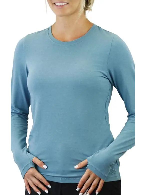 UV SKINZ Long Sleeve Everyday Tee - Lagoon