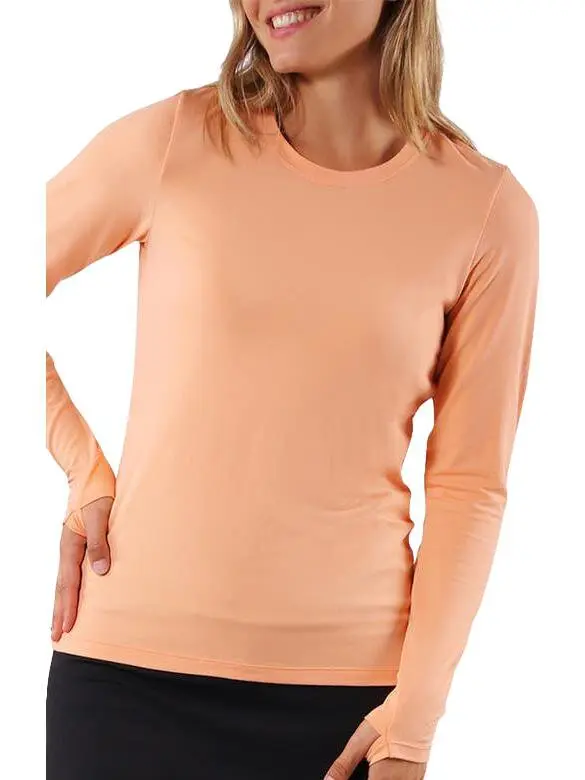 UV SKINZ Long Sleeve Everyday Tee - Papaya