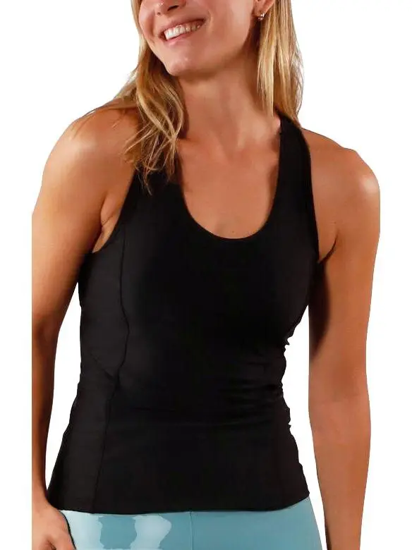 UV SKINZ Racerback Swim Tank - Black