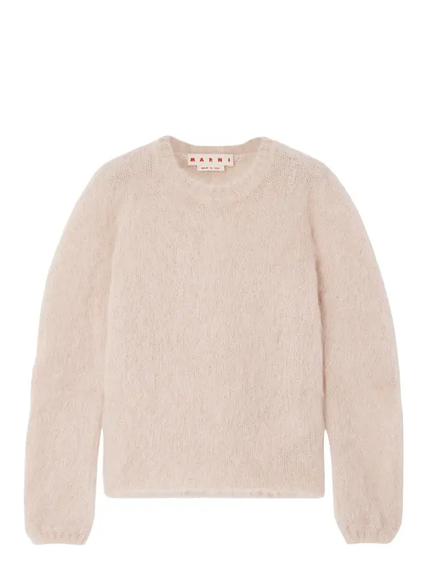 Marni Mohair-blend Sweater - Pink