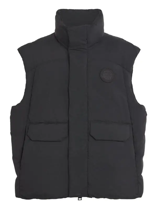 Canada Goose Down Water-repellent Wilu Puffer Gilet - Black