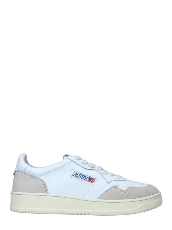 AUTRY Medalist Leather Low-top Sneakers - White