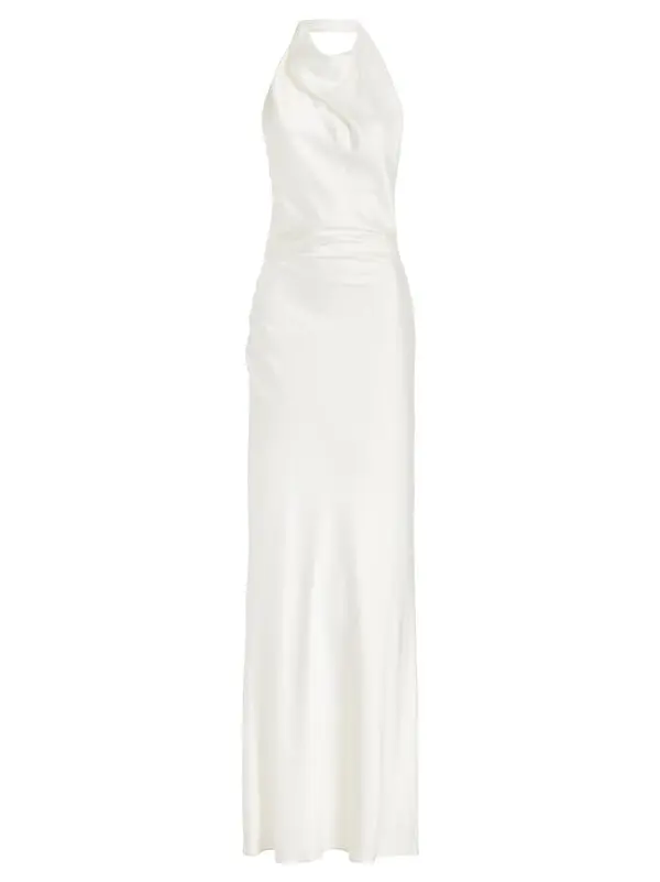 Simkhai Reannon Draped Gown - Ivory