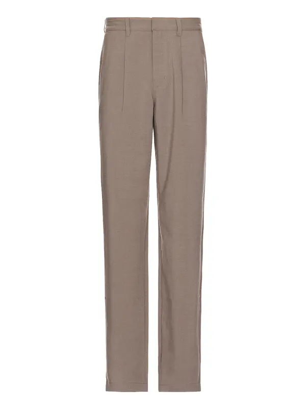Saturdays Nyc George Wool Gabardine Trouser - Taupe