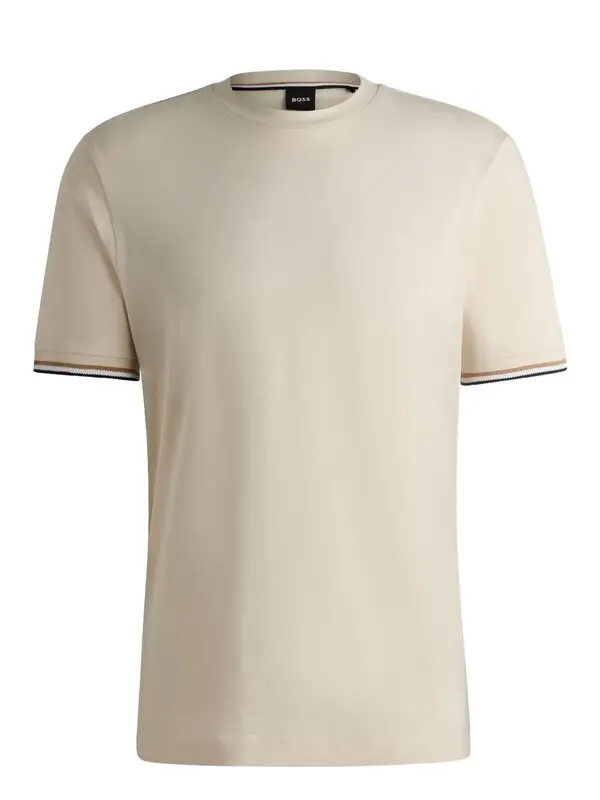 BOSS Cotton T-shirt - Neutrals