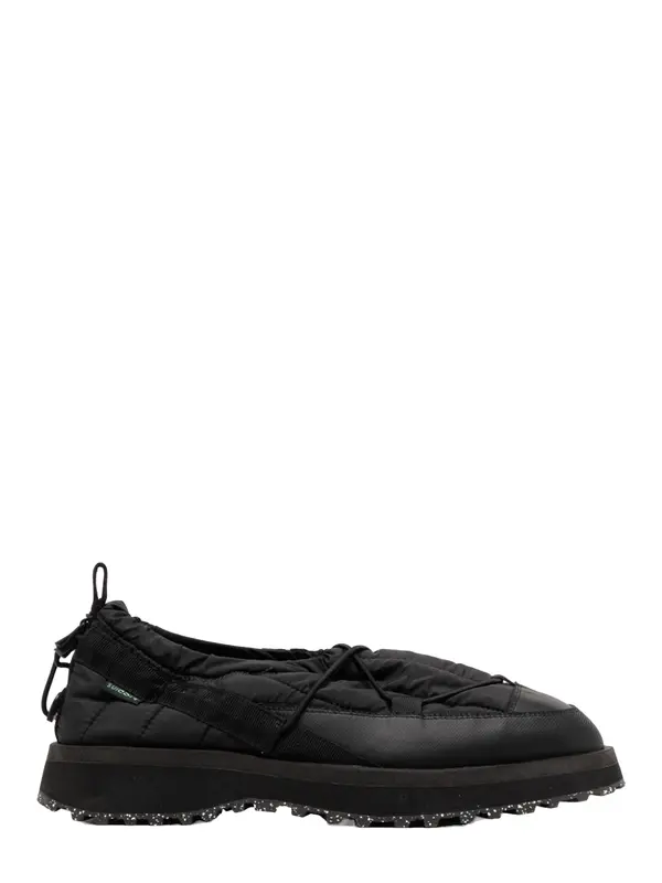 Suicoke Pepper-trab-eco Quilted Sneakers - Black