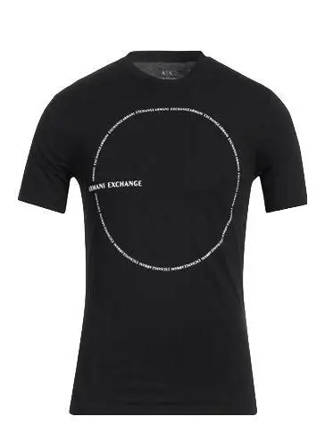 Armani Exchange T-shirt Size Organic Cotton - Black