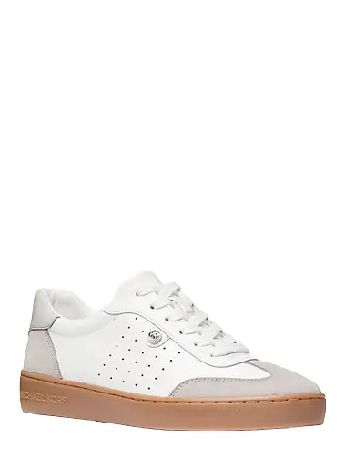 Michael Kors Scotty Leather Sneaker - Grey