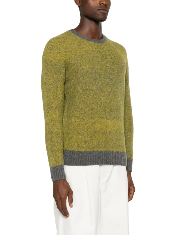 DRUMOHR Mélange-effect Sweater - Yellow
