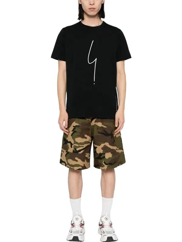 AGNES B. Irony Mark T-shirt - Black