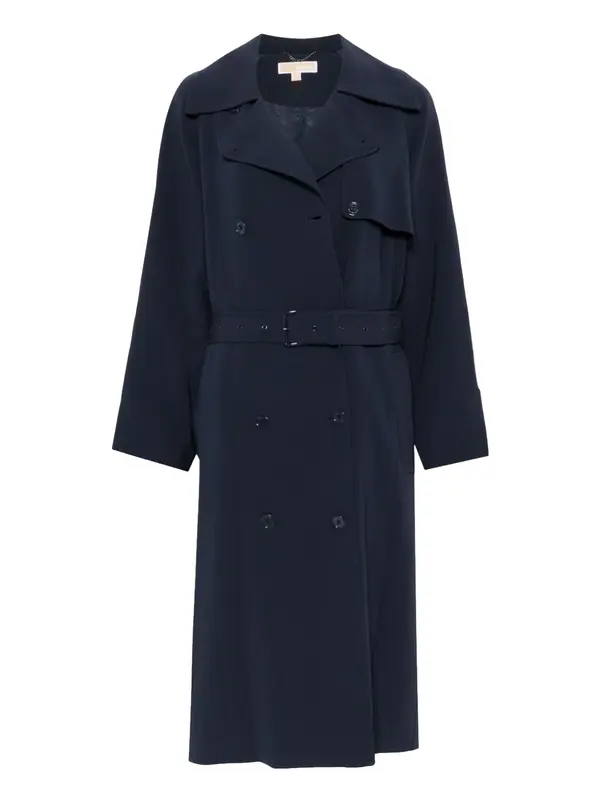 Michael Kors Dolman Trench Coat - Blue