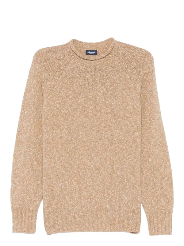 DRUMOHR Mélange-effect Sweater - Brown