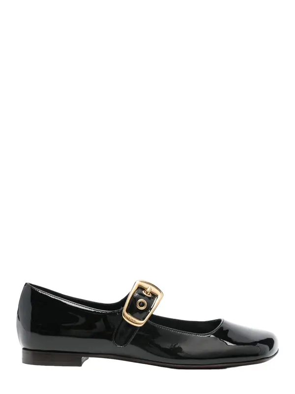 Chloé Buckled Ballet Flats - Black