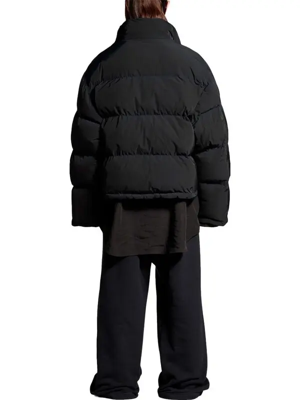 Balenciaga Quilted Padded Jacket - Black