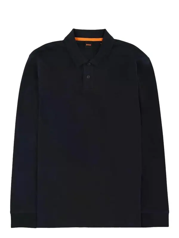 BOSS Long-sleeve Polo Shirt - Blue