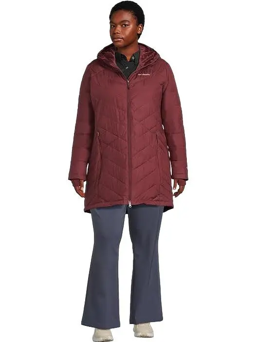 Columbia Long Hooded Jacket - Brown