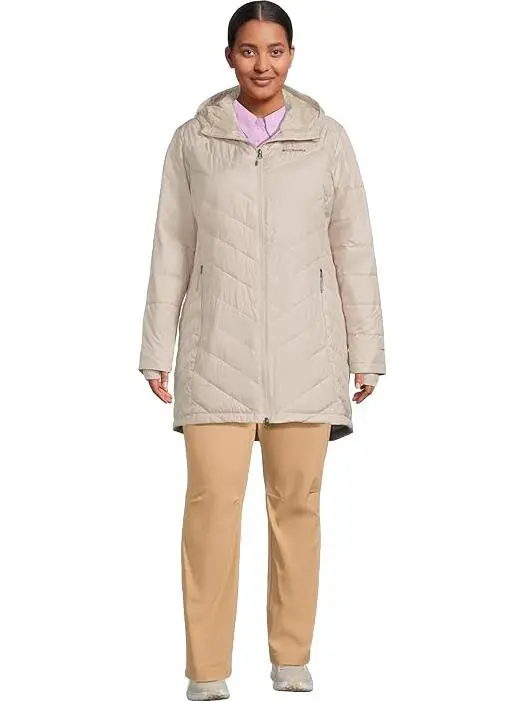 Columbia Long Hooded Jacket - Tan