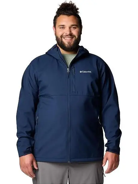 Columbia Big Tall Ascender Ii Hooded Softshell Jacket - Navy