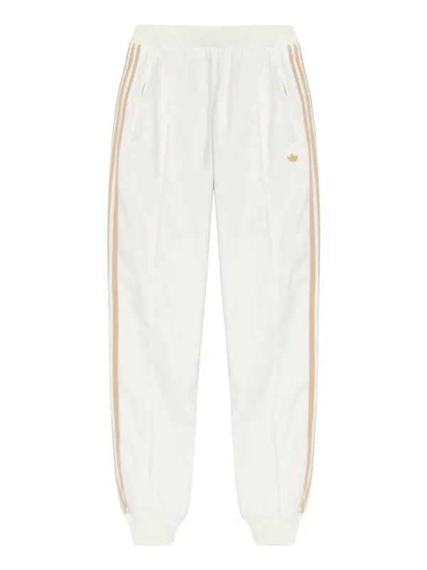 Adidas Logo-patch Cotton Track Pants - White