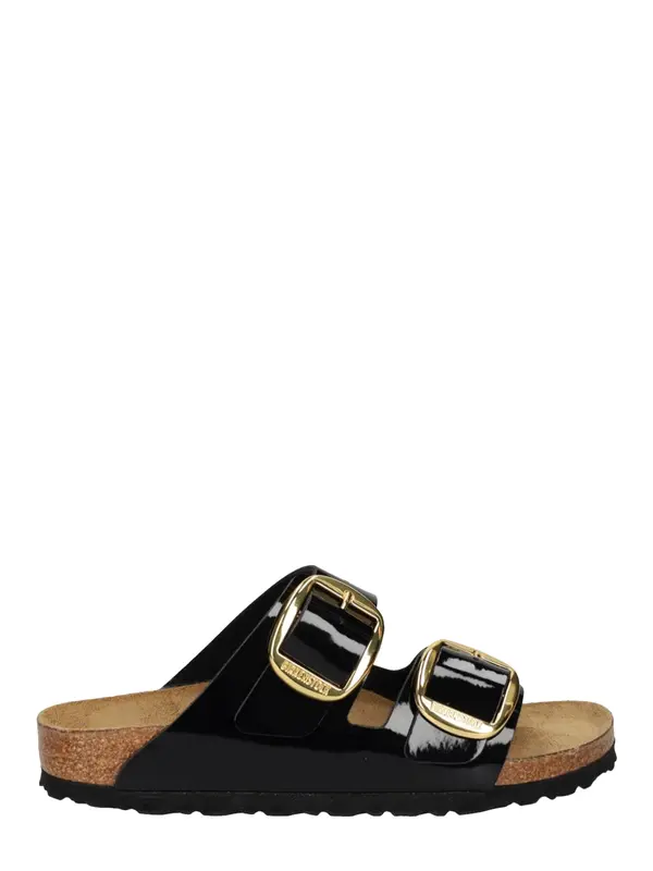 BIRKENSTOCK Arizona Big Buckle Slides - Black