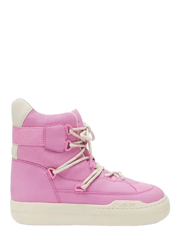 Moon Boot Park Logo-print Boots - Pink