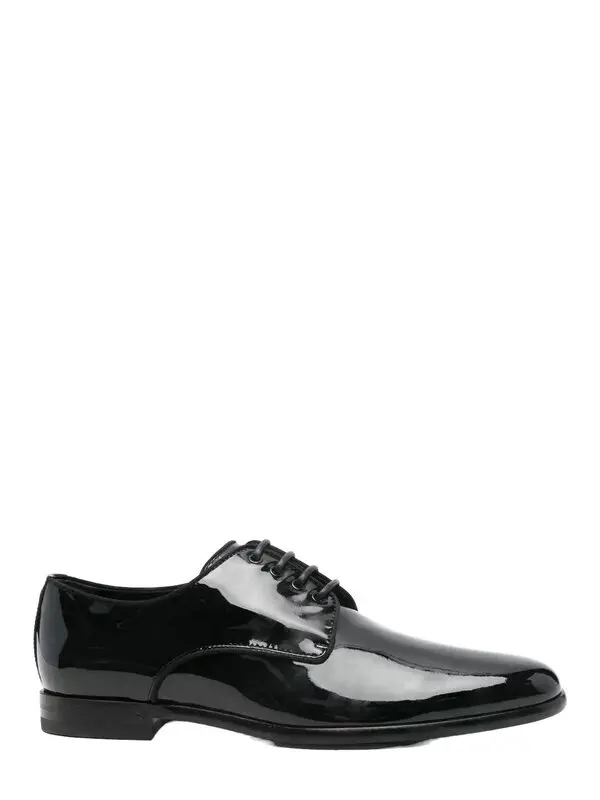 Dolce & Gabbana Patent-finish Loafers - Black