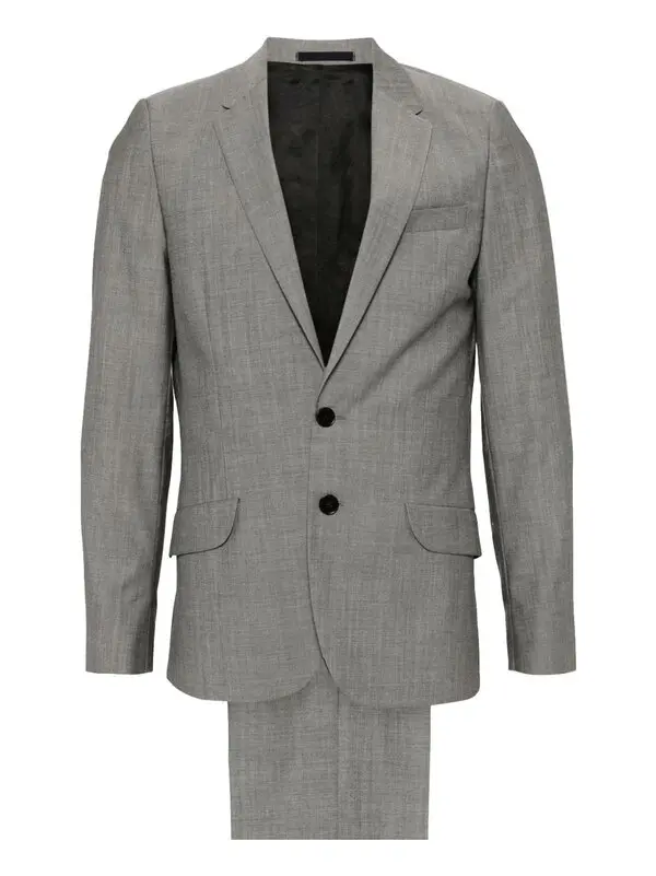 Paul Smith Single-breasted Wool-blend Suit - Grey