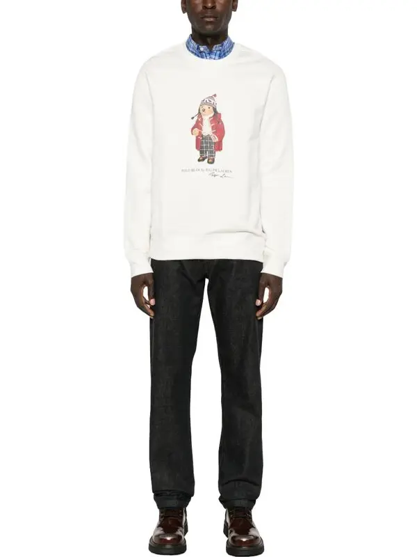 Polo Ralph Lauren Polo-bear Sweatshirt - White