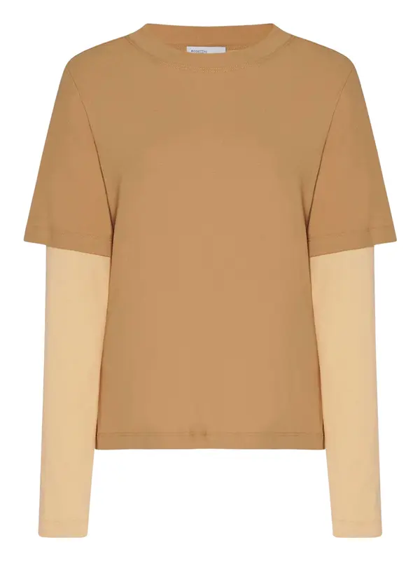 Rosetta Getty Layered T-shirt - Brown