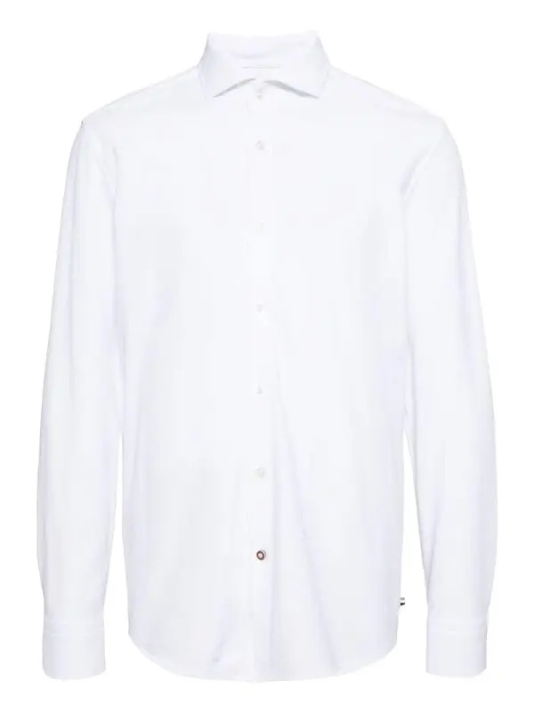 BOSS Piqué Shirt - White