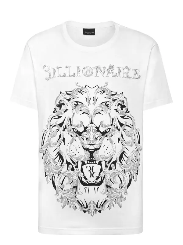 BILLIONAIRE Logo Print T-shirt - White