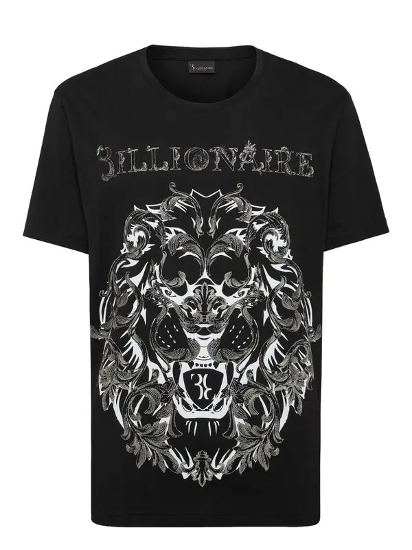 BILLIONAIRE Print T-shirt - Black