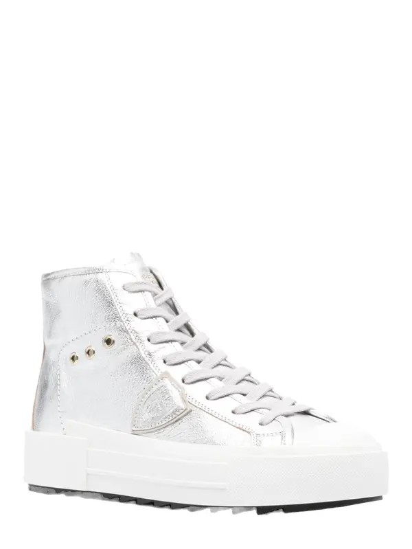 Philippe Model Hybrid Mid Sneakers - Silver